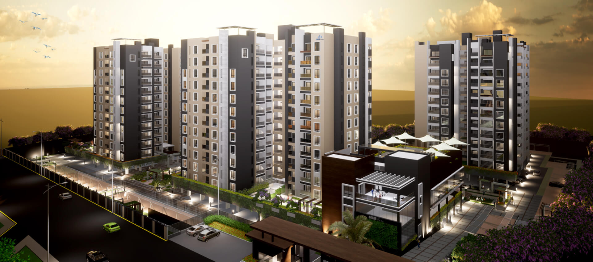 3 & 4 BHK Duplex Apartments sale in Sahakar Nagar near Hebbal, Bangalore